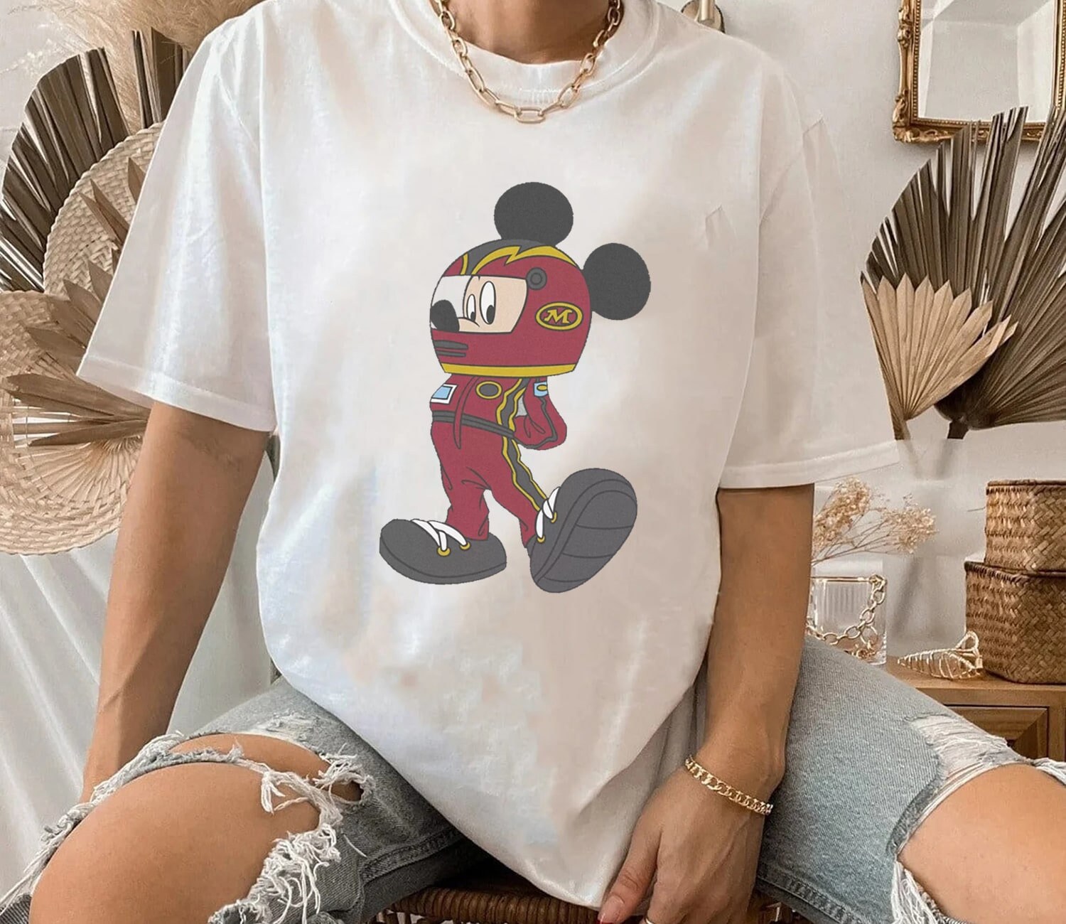 Disney's Mickey Mouse, Race Car Driver Outfit Graphic Sweatshirt sold ...