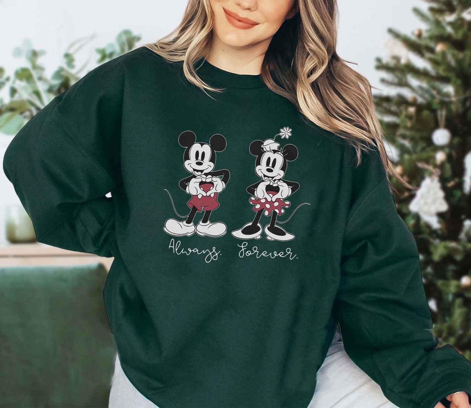 Disney Mickey & Minnie, Mouse Always Forever Tee, Disney Mickey ...