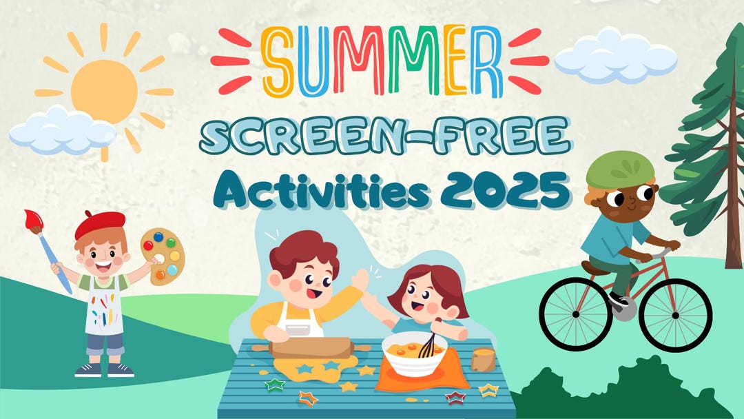 Summer Screen-free Activities for Kids 2025 - Etsy