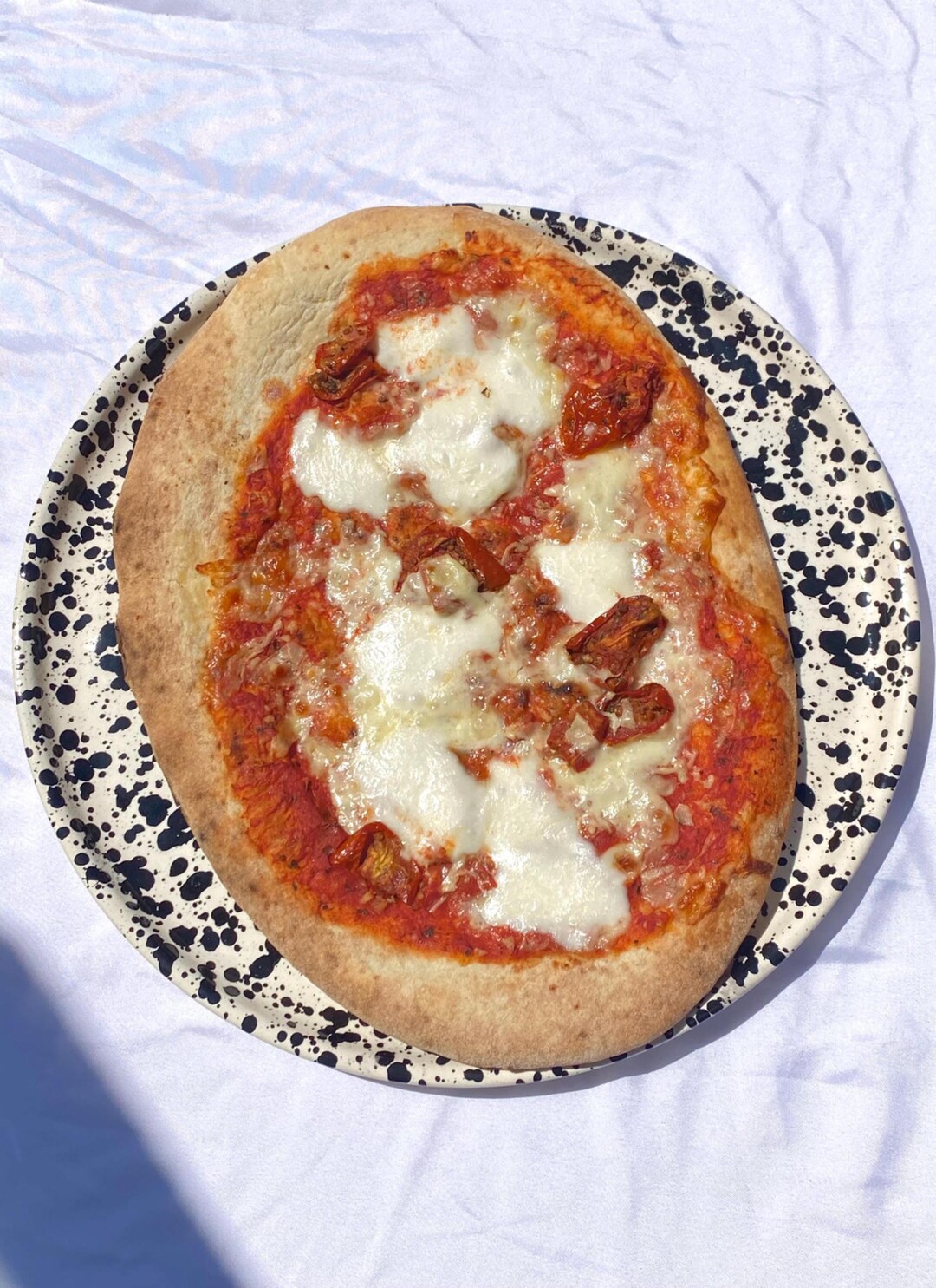 Large Ceramic Pizza Plate: Galaxy Mottled Glaze, Handmade in Spain - Etsy