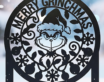 Grinch Gang Metal Yard Stake Set - Etsy Canada