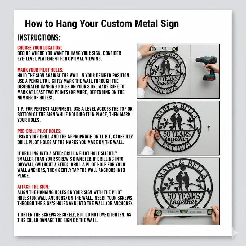 Personalized Mr & Mrs Metal Wedding Sign Custom Last Name Date Wall ...