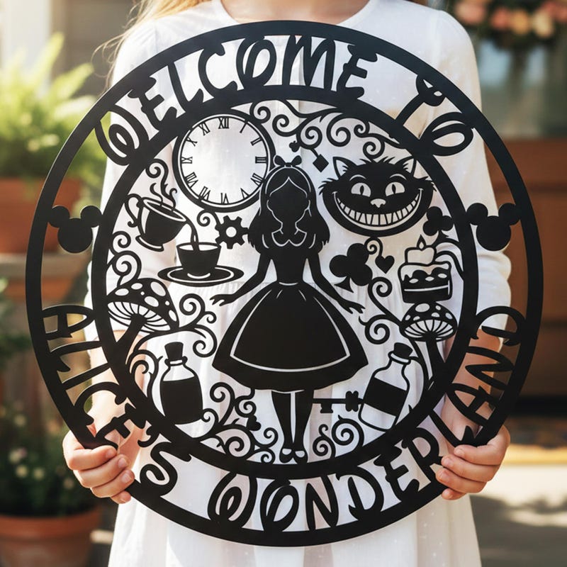 Cheshire Metal Sign - Etsy