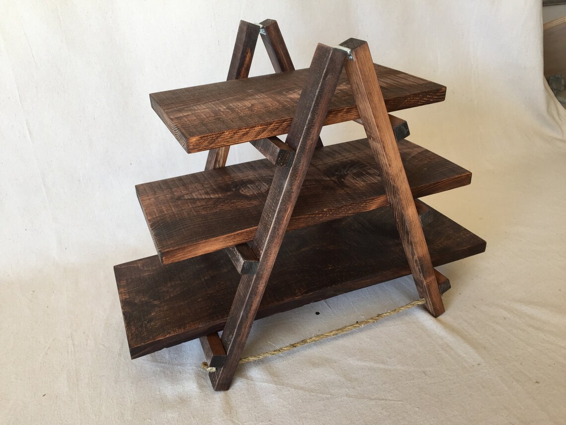 Custom Made Small Rustic A Frame Dessert Stand. Use for | Etsy