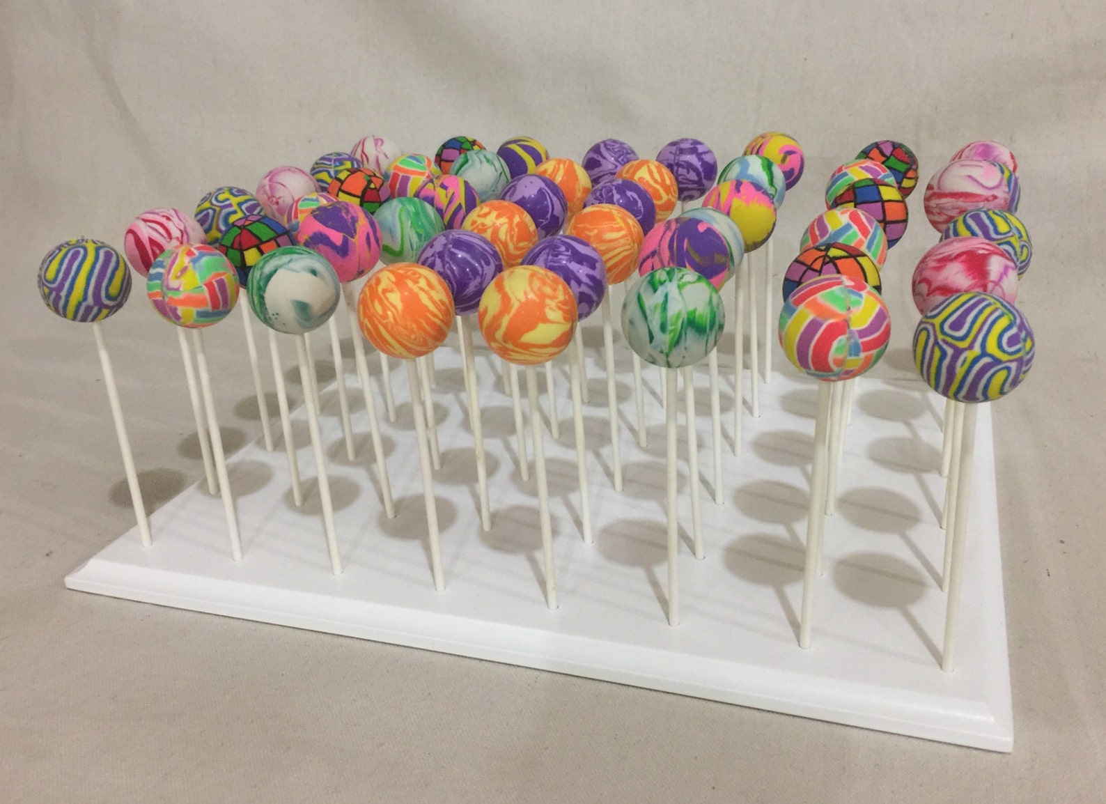 48 Count Cake Pop Stand. Custom Sizes and Shapes Available. - Etsy