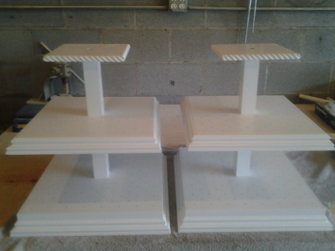 3 Tier Custom Cake Pop Stand With Decorative Sides. Can Hold up to 204 ...