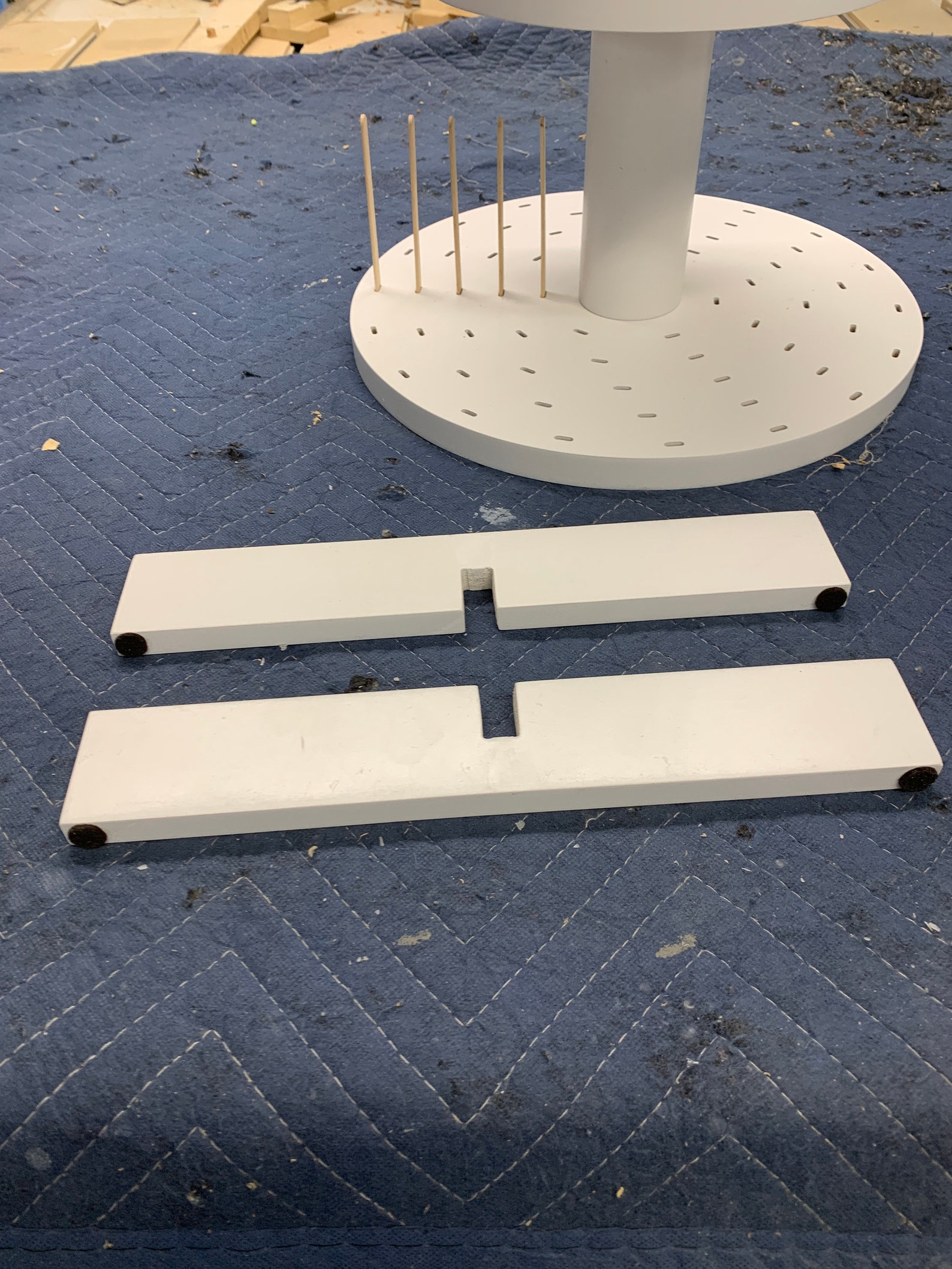 3 Tier Round Custom Made Cakesicle Stand With X Base. Holds 93 ...