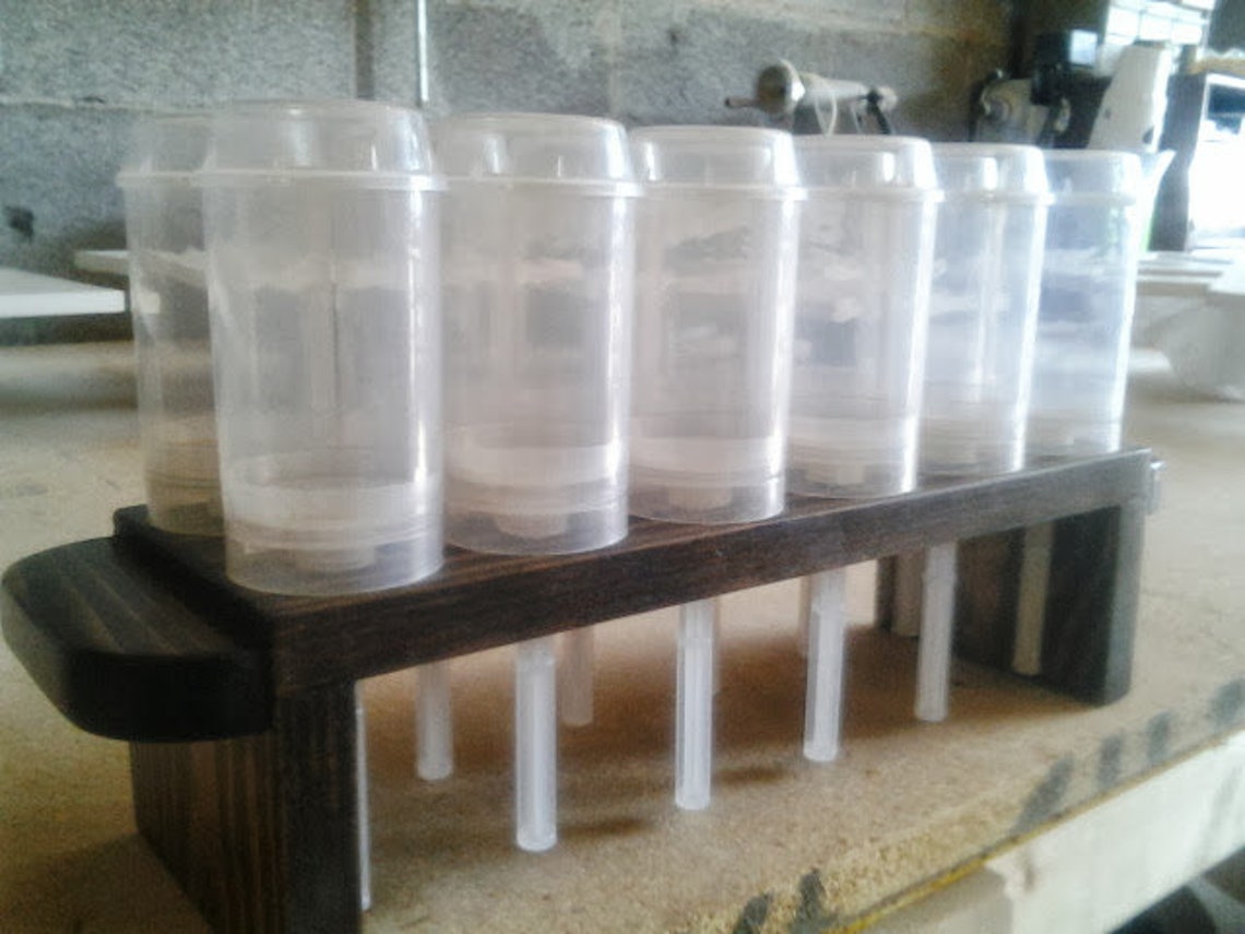Small Custom Made Push Pop or Cake Pop Stand. Holds 12 Push Pops or ...