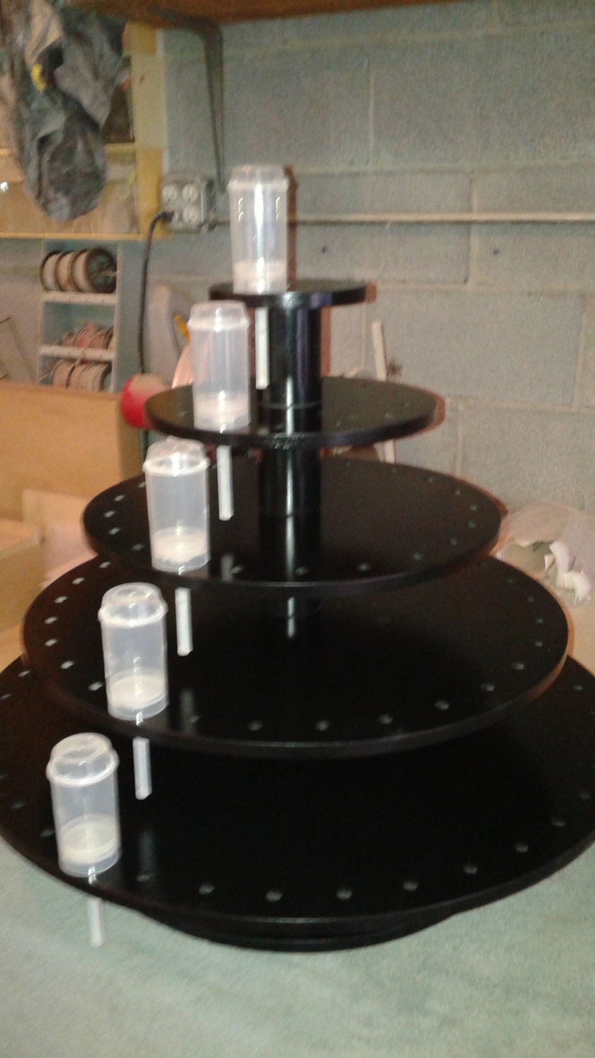 5 Tier Round Stand for Push Pops. Painted Version. Holds 104 | Etsy