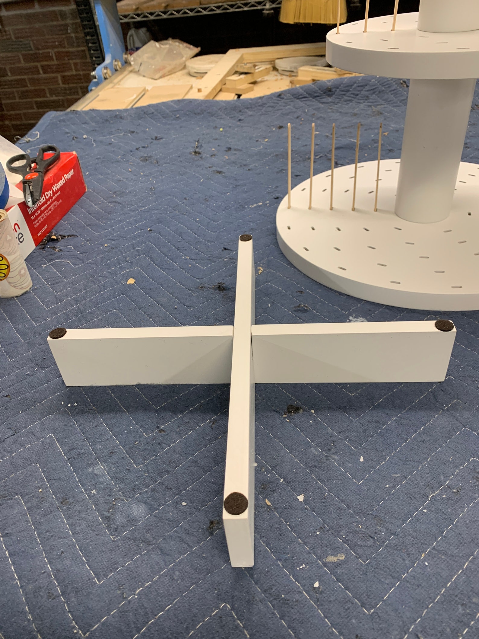 3 Tier Round Custom Made Cakesicle Stand With X Base. Holds 93 ...