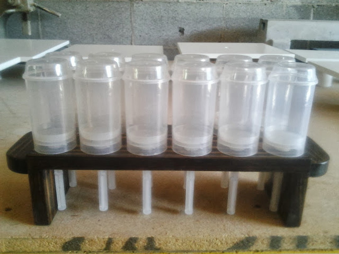 Small Custom Made Push Pop or Cake Pop Stand. Holds 12 Push Pops or ...