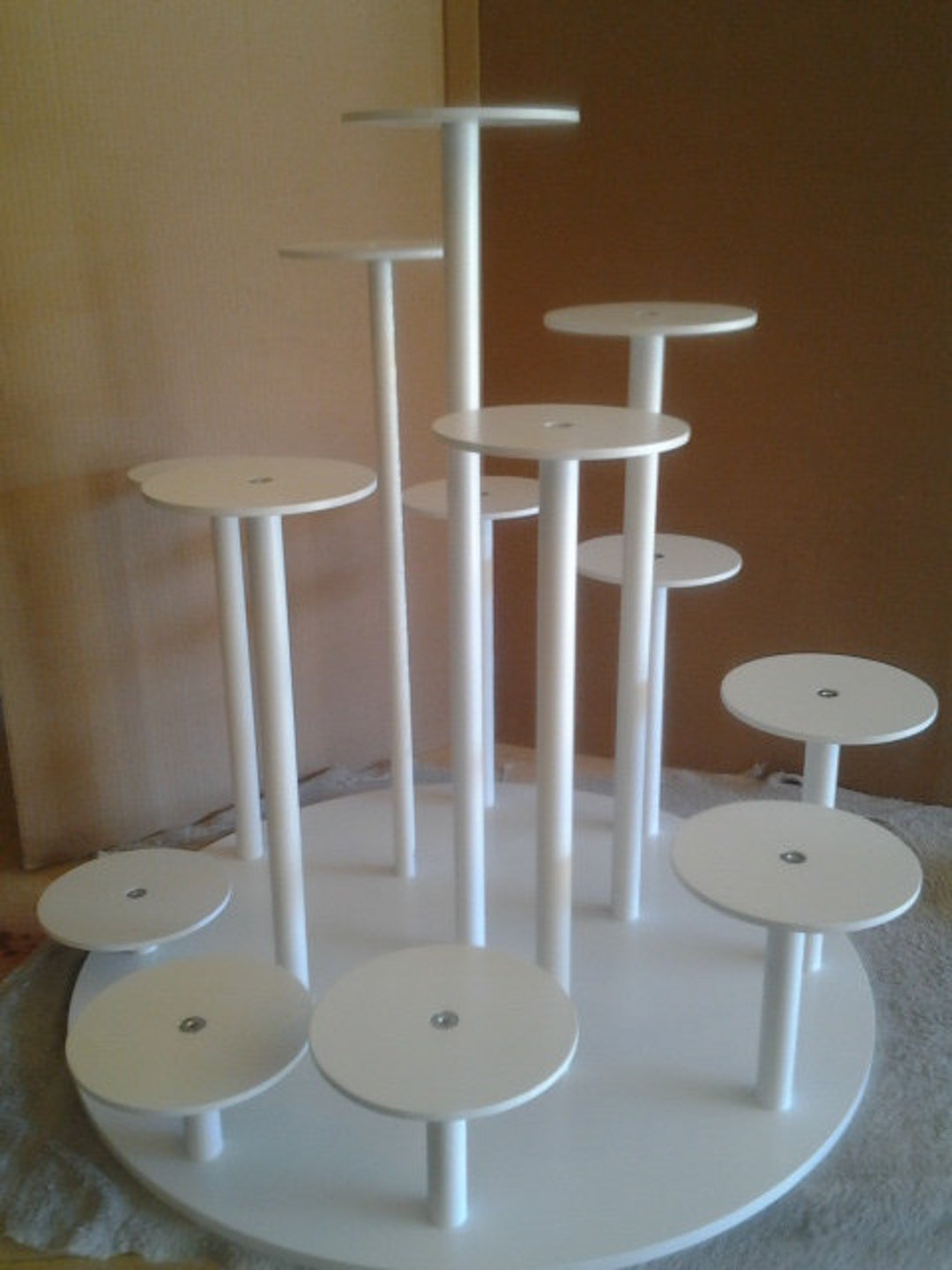 Custom Made Cake Stand for Individual Cakes. Spiraling Staggered ...