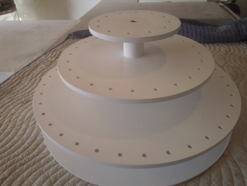 3 Tier Short Round Push Pop Stand. Holds 72 Push Pops. - Etsy