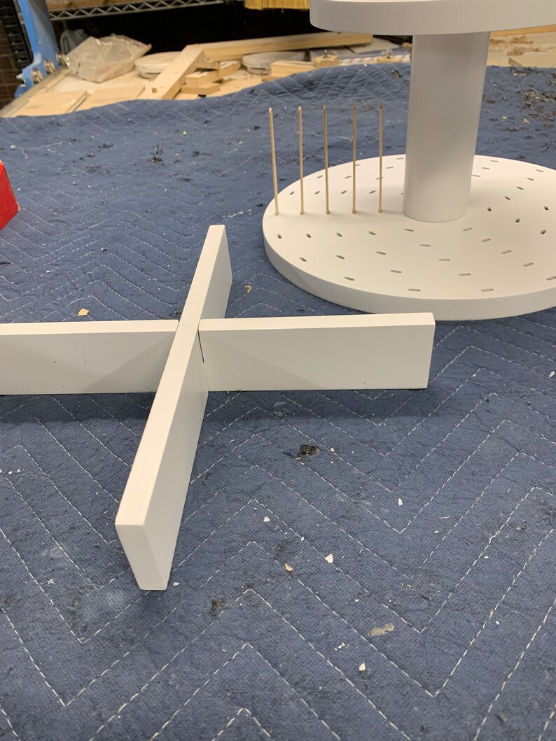 3 Tier Round Custom Made Cakesicle Stand With X Base. Holds 93 ...