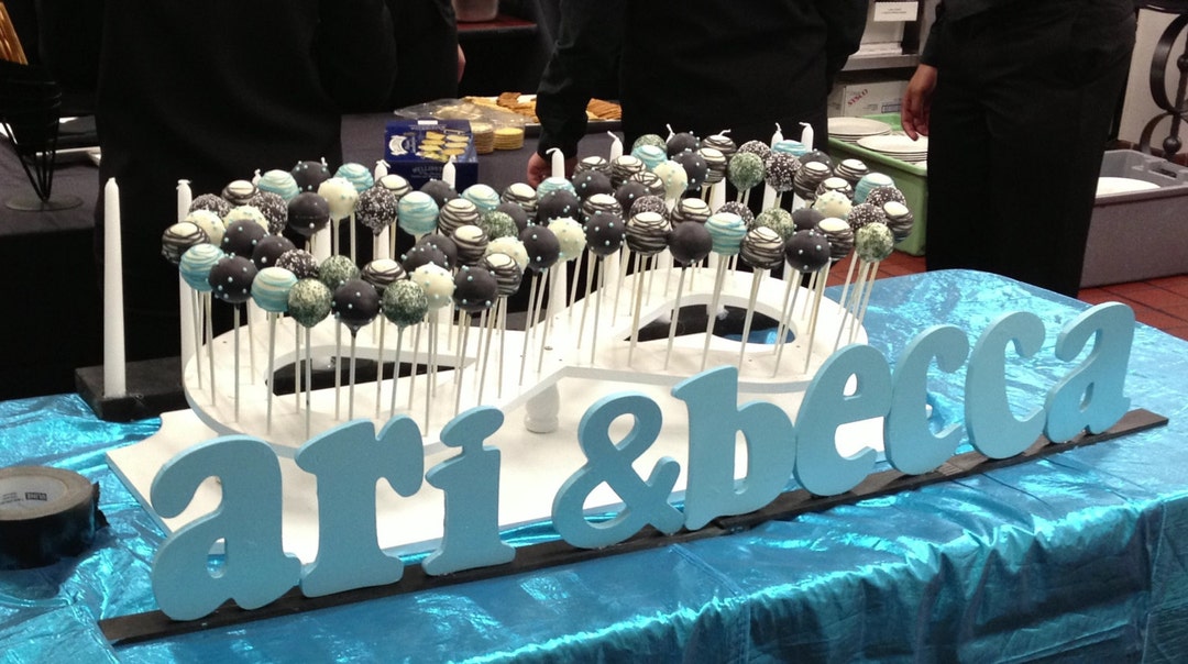 Custom Made Infinity Symbol Cake Pop Stand. Holds 86 Cake Pops. - Etsy