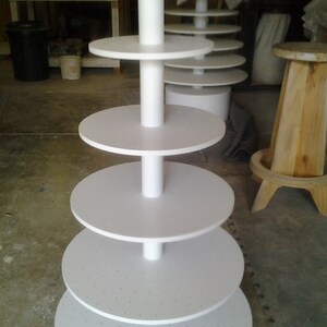6 Tier Large Adjustable Round Cake Pop or Cupcake Stand. Can Hold 518 ...