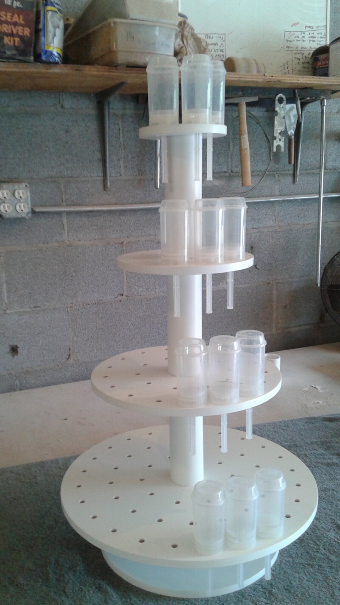4 Tier Round Push Pops Stand. Will Hold 93 Push Pops. - Etsy