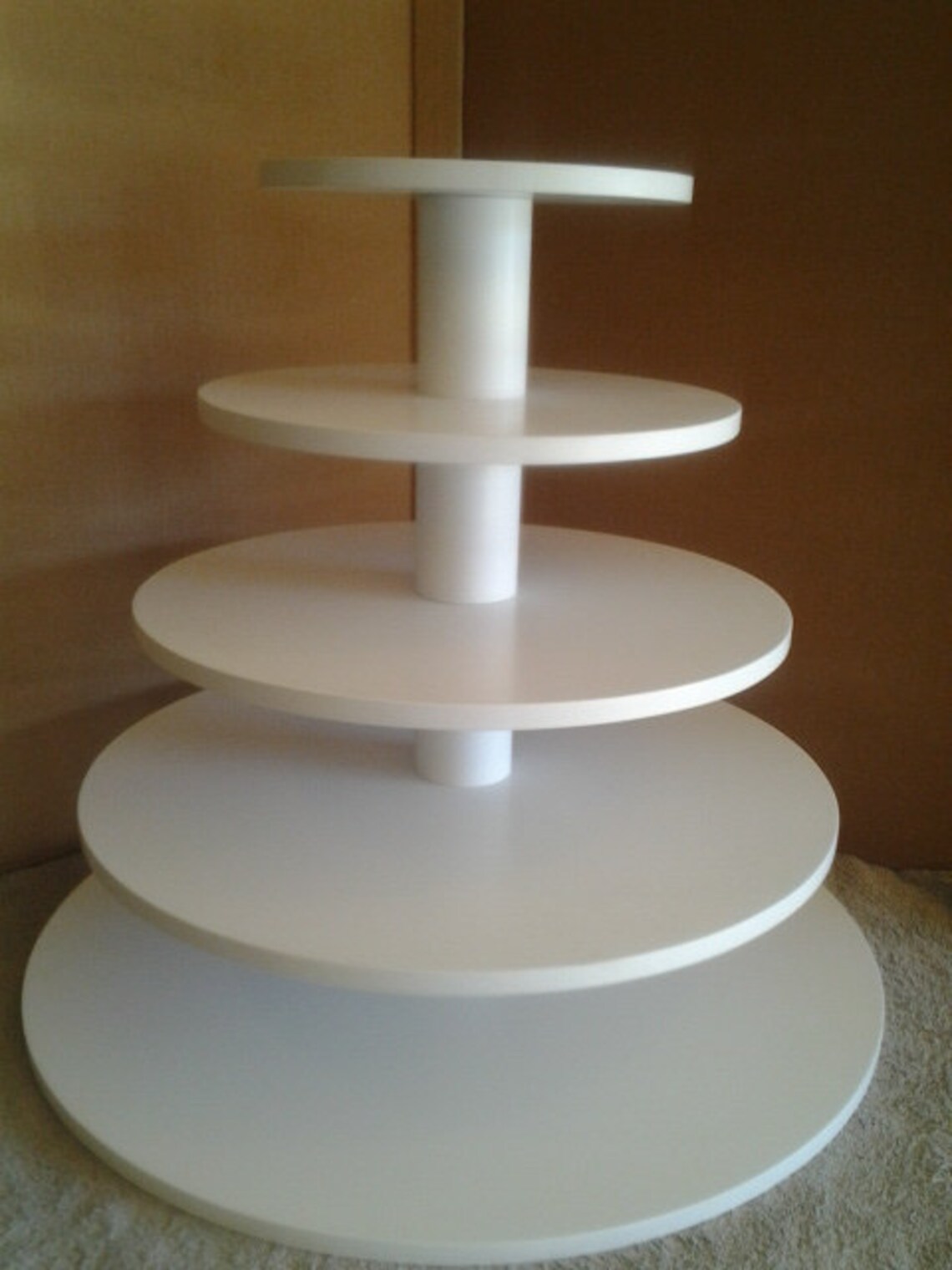 5 Tier Round Larger Capacity Custom Made Cupcake Stand With - Etsy