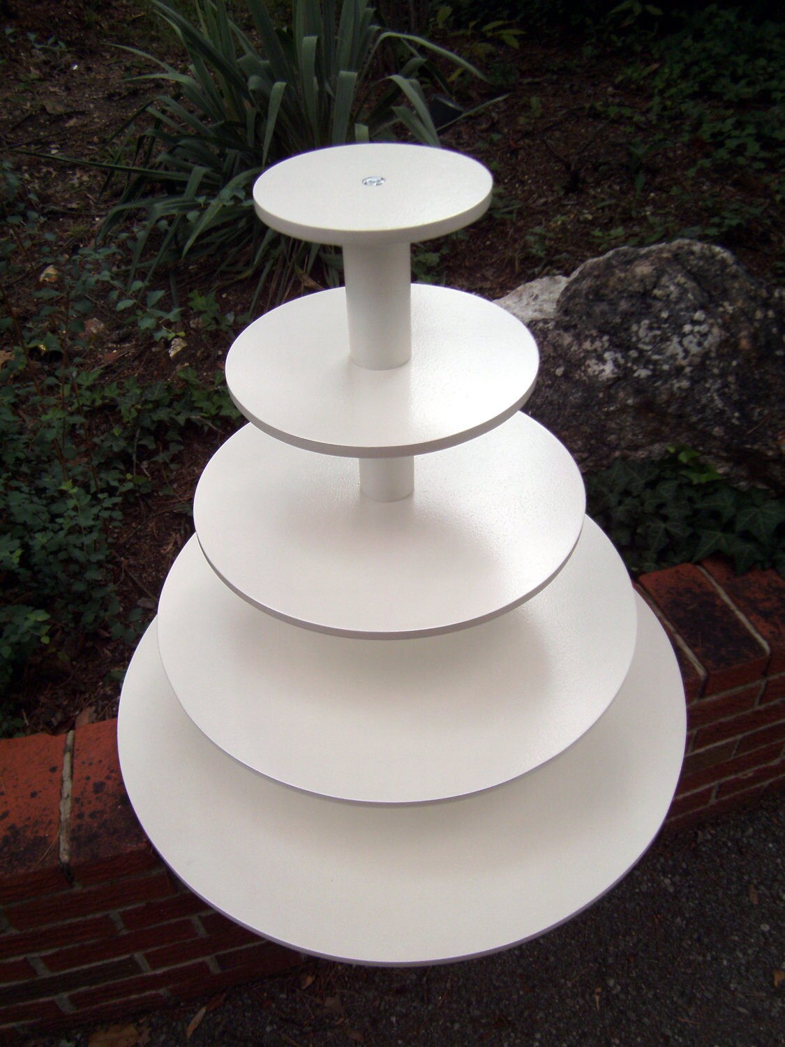 5 Tier Round Extra Large Custom Made Cupcake Stand. Holds up to 203 ...
