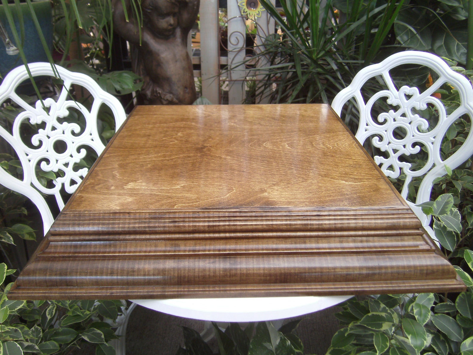Beautiful Solid Wood Custom Cake Stand Stained Your Choice of - Etsy
