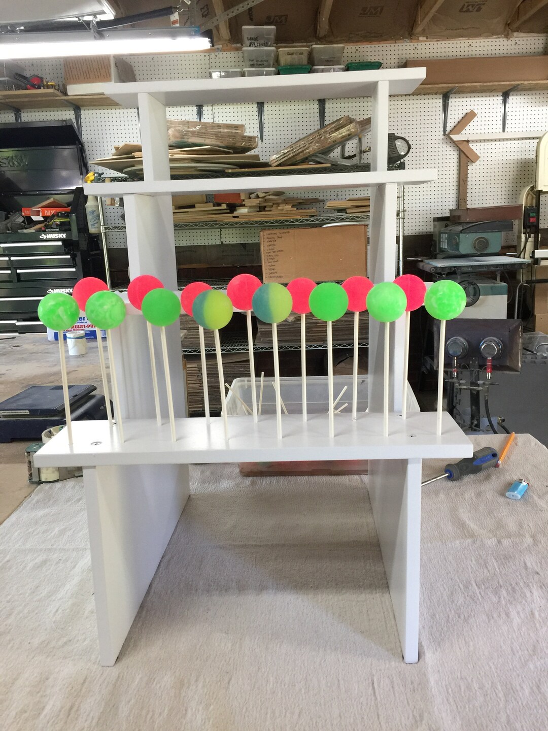 Tall Bleacher Seat Style Cake Pop Stand. Holds 60 Cake Pops. - Etsy