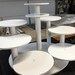 7 Tier Staggered Elevation Cupcake Stand With Center Post for Cutting ...