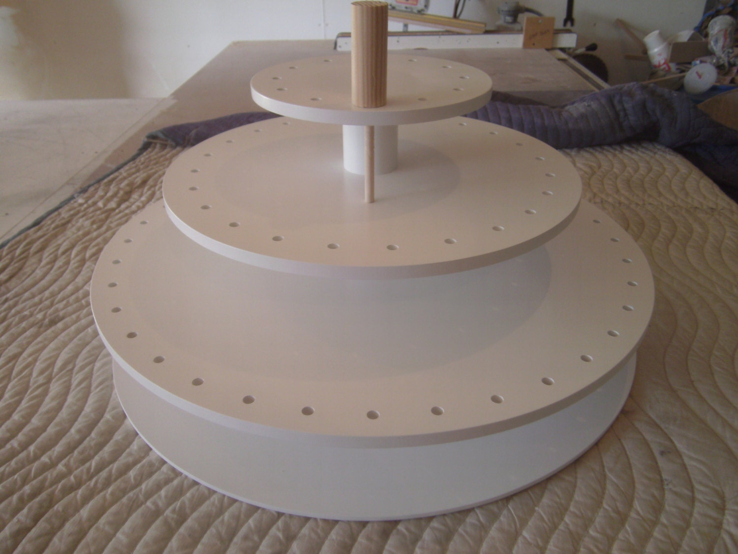 3 Tier Short Round Push Pop Stand. Holds 72 Push Pops. | Etsy