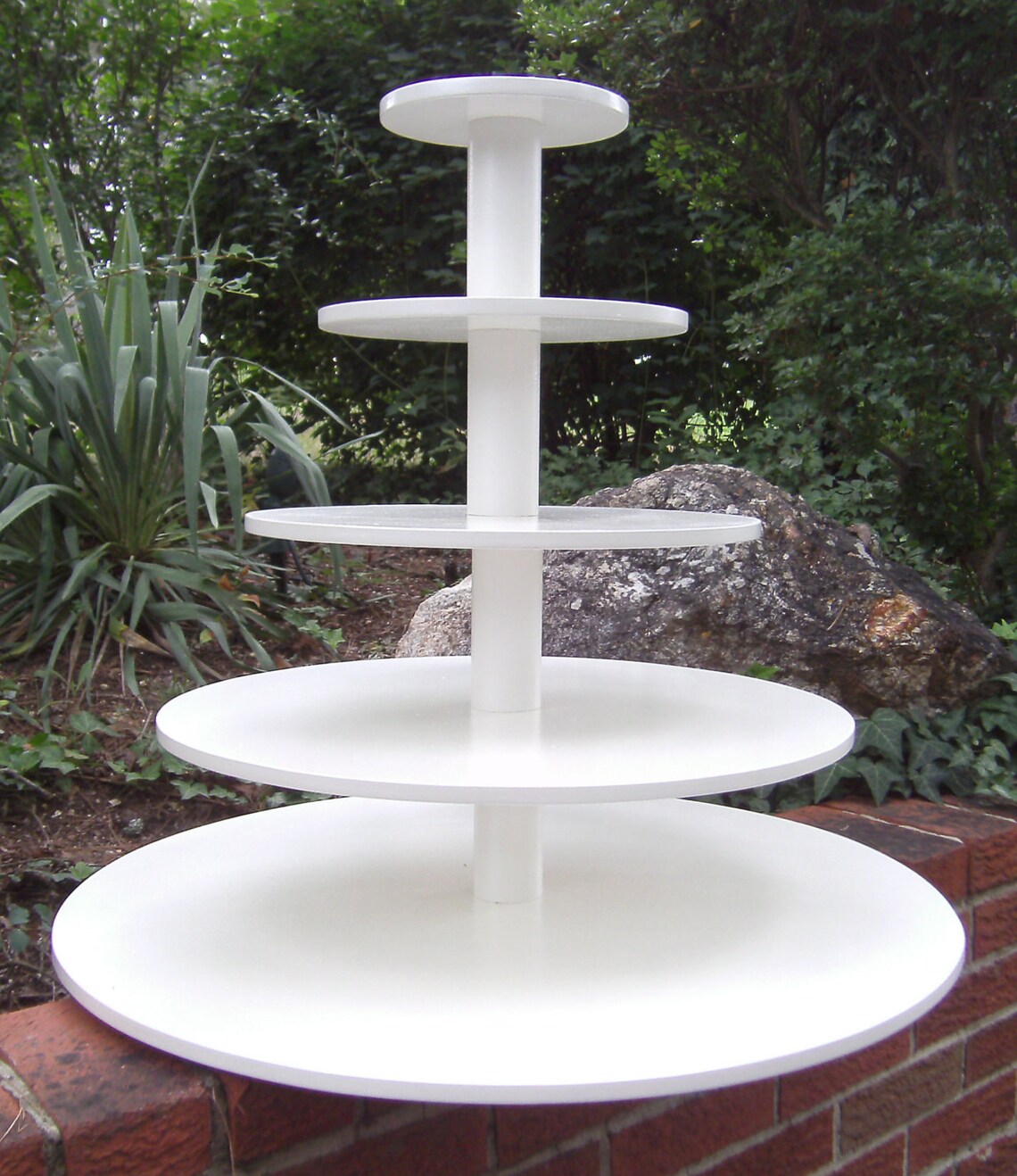 5 Tier Round Extra Large Custom Made Cupcake Stand. Holds up - Etsy