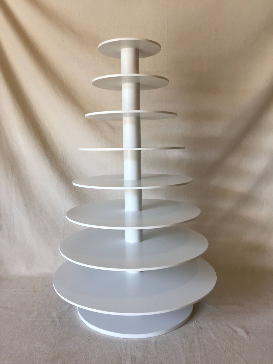 8 Tier Custom Made Large Round Cupcake Stand. Holds up to 212 Cupcakes ...