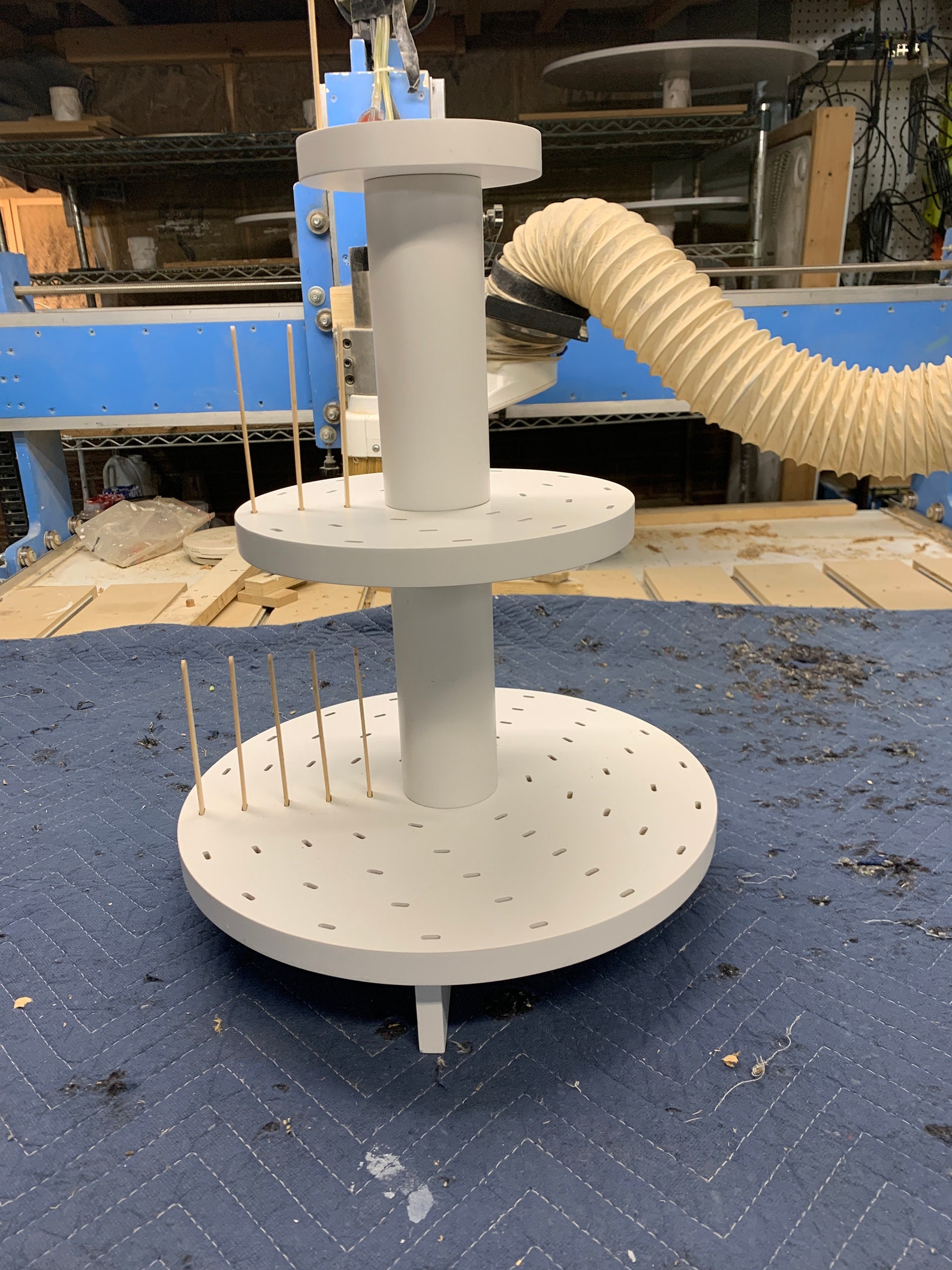 3 Tier Round Custom Made Cakesicle Stand With X Base. Holds 93 ...