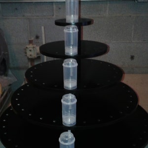 5 Tier Round Stand for Push Pops. Painted Version. Holds 104 Push Pops ...