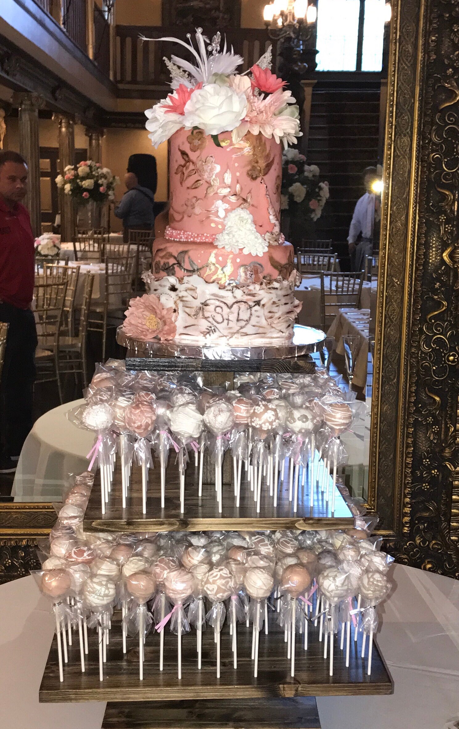 3 Tier Square Custom Made Solid Wood Cake Pop Stand. Holds 180 - Etsy