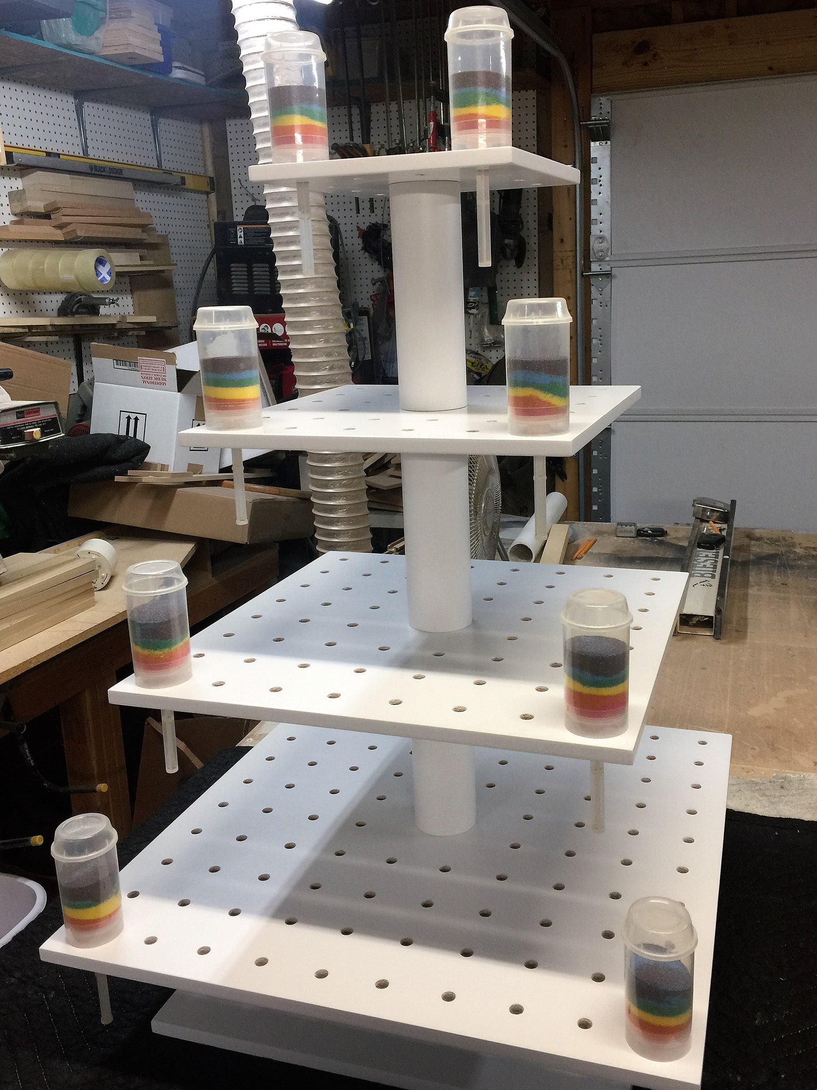 4 Tier Square Push Pops Stand. Large Capacity. Will Hold 200 | Etsy