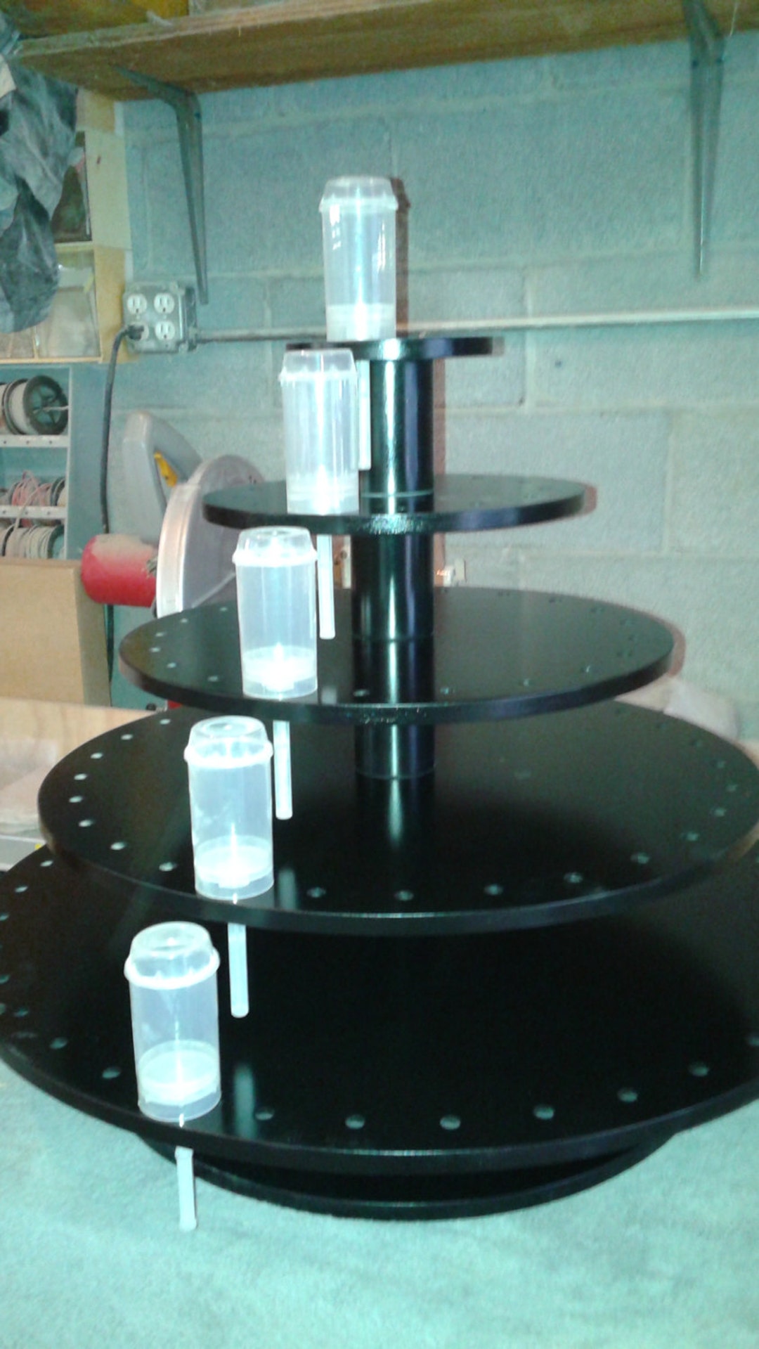 5 Tier Round Stand for Push Pops. Painted Version. Holds 104 Push Pops ...