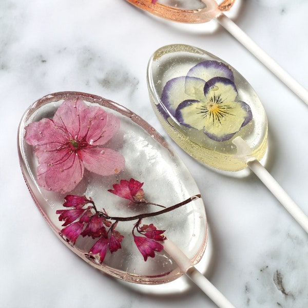 Bridal Shower Flower Lollipop - Etsy