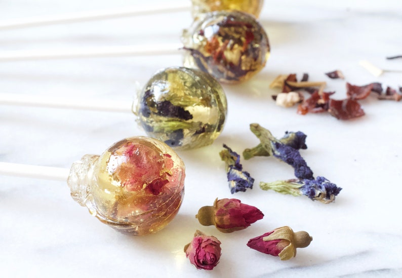 Organic Tea Brewing Lollipops: Assorted Flavors, Tea Lover Gift - Etsy