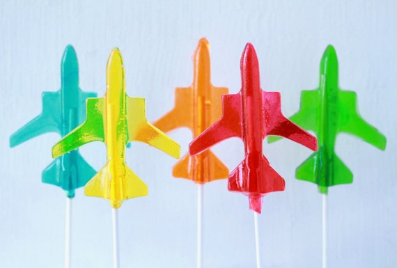 Large Airplane Lollipops - Boys Party Favors - Aero Engineering Party ...