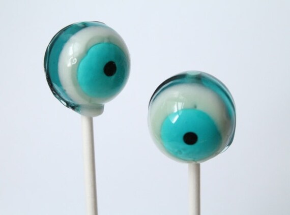Eyeball Halloween Lollipops 6 pieces | Etsy