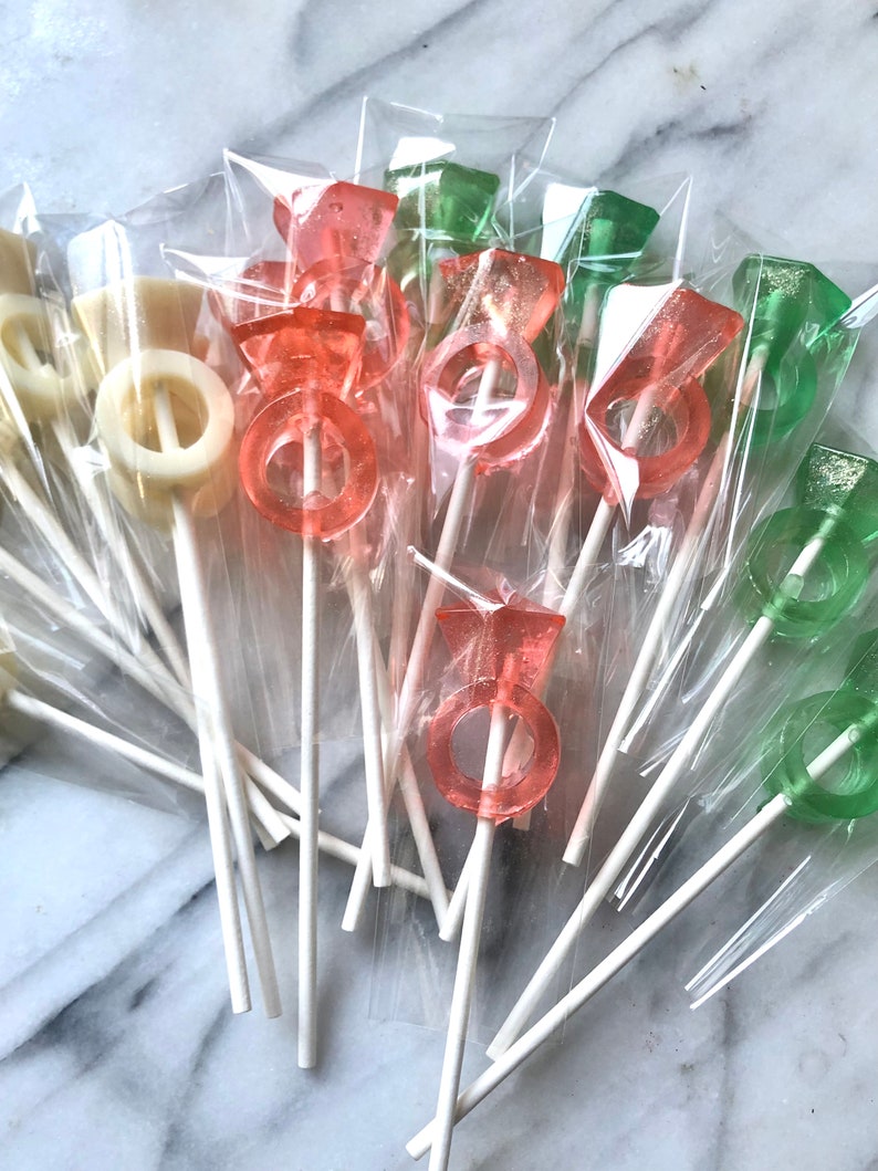 Ring Pop Lollipops Ring Pops for Bridal Party Favors | Etsy