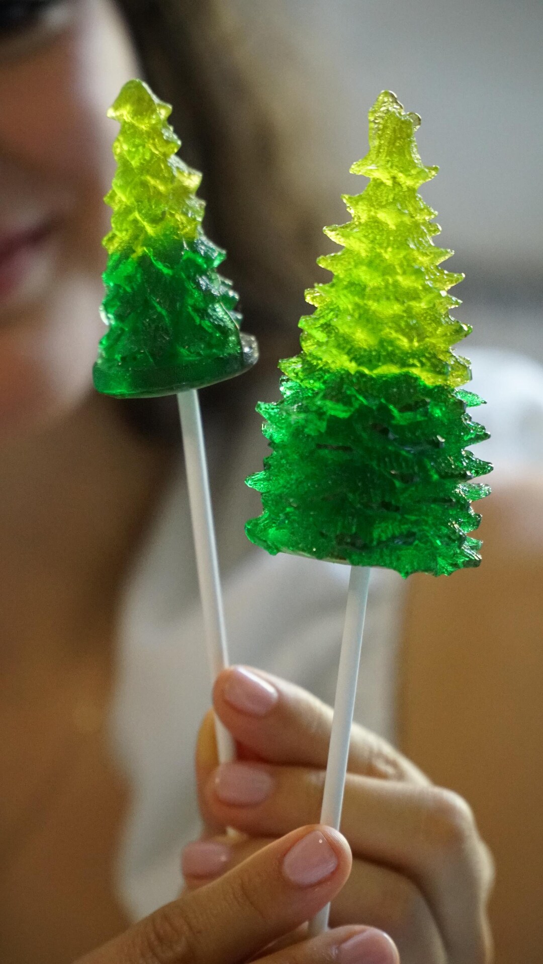 Extra Large Colorful Christmas Tree Lollipop: Holiday Table Decor ...