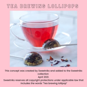 Organic Tea Brewing Lollipops: Assorted Flavors, Tea Lover Gift - Etsy