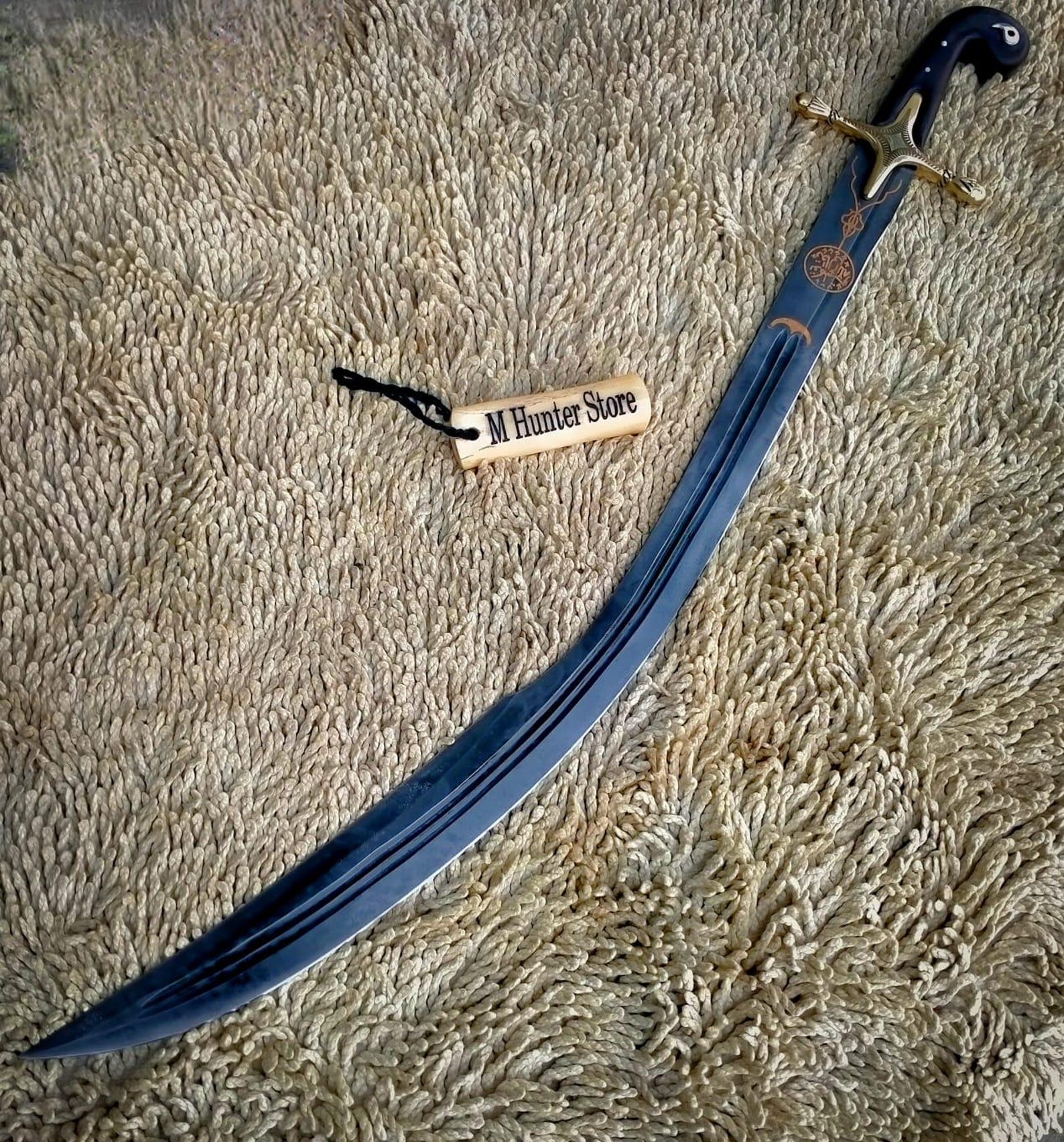 Handmade Islamic Ottoman Khliji Pala Sword: High Carbon Steel, Vengai ...