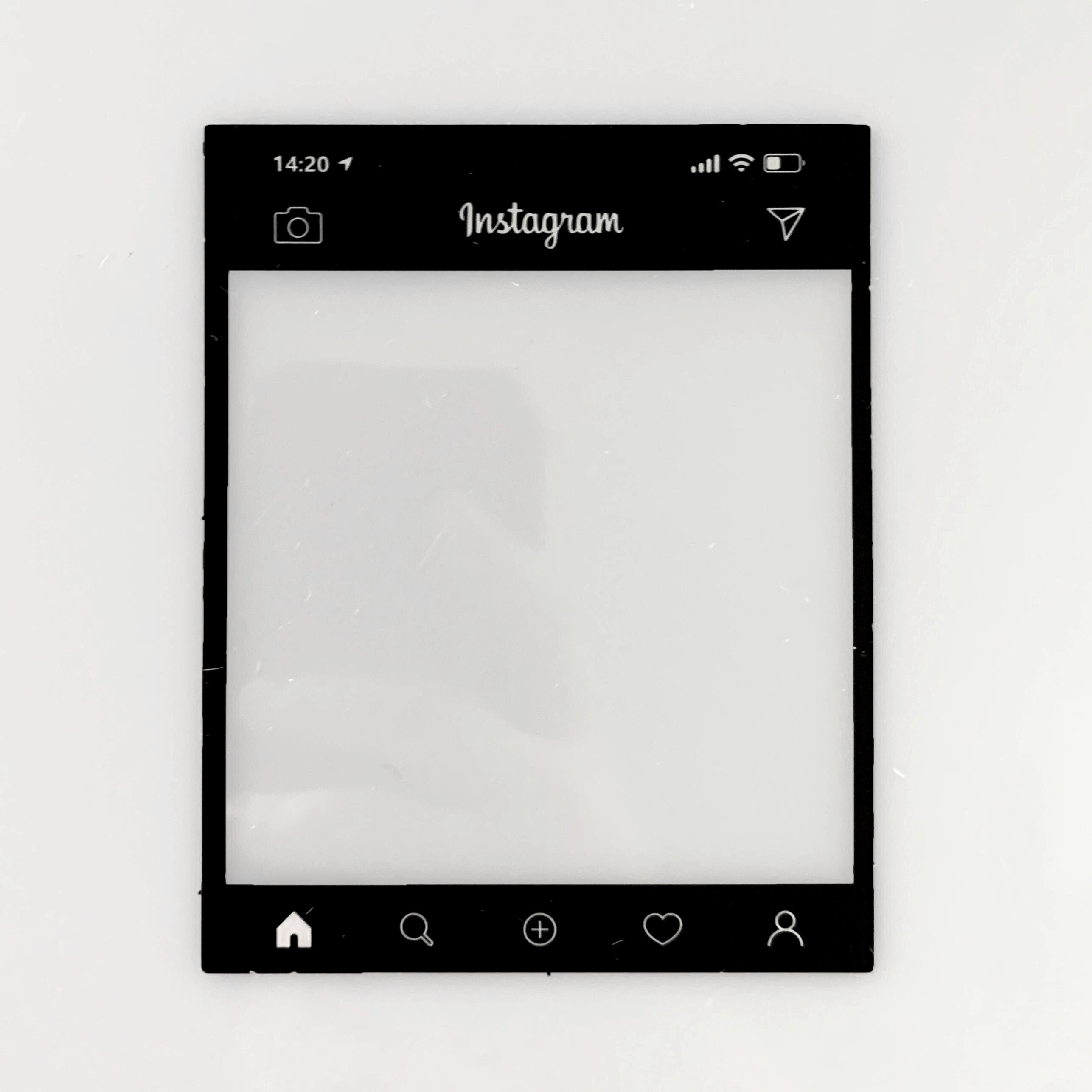 1 SOCIAL MEDIA Frame STICKER Decal | Collage Junk Journaling ...