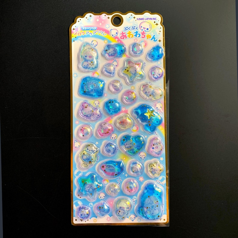 Ultra RARE AWAWA CHAN Stickers Version 2 | 3D Bonbon | Bubble Bon Bon ...