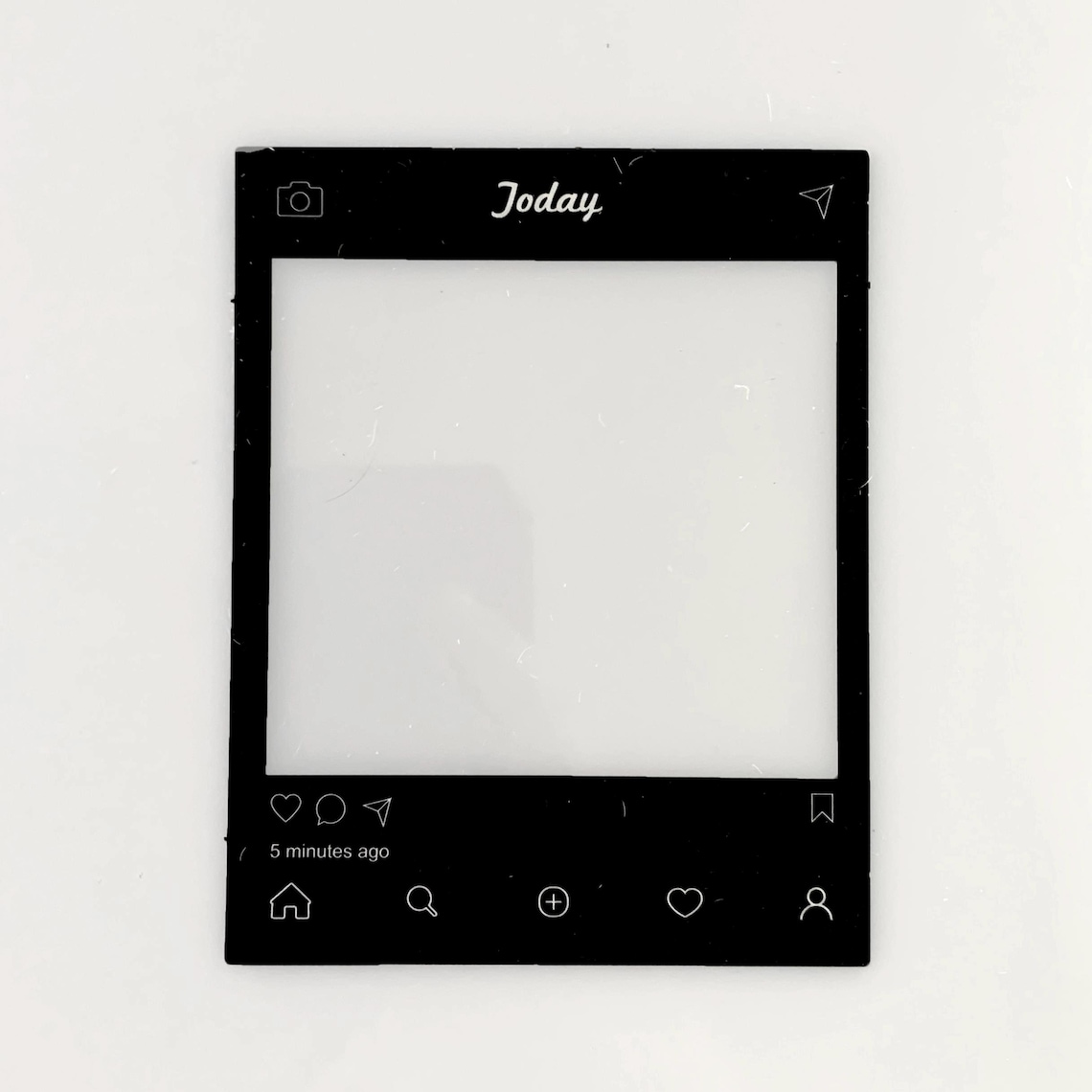 1 SOCIAL MEDIA Frame STICKER Decal | Collage Junk Journaling ...