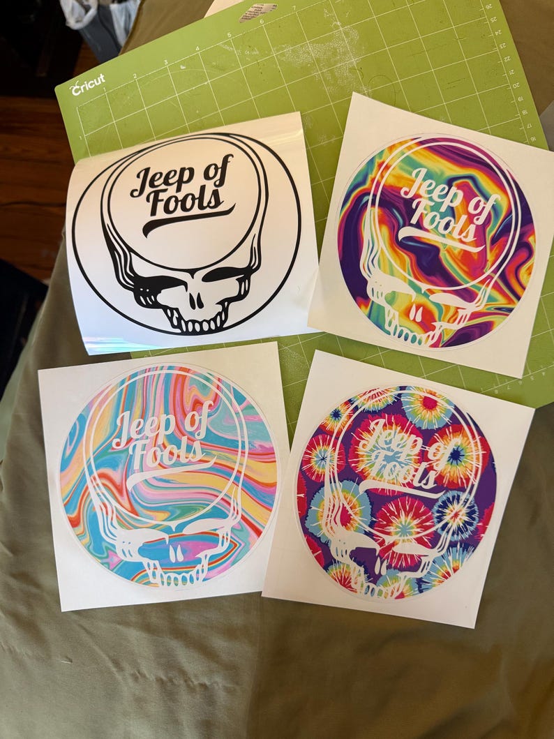 Custom Stealie Vinyl Sticker: Personalized Laptop Decal - Etsy