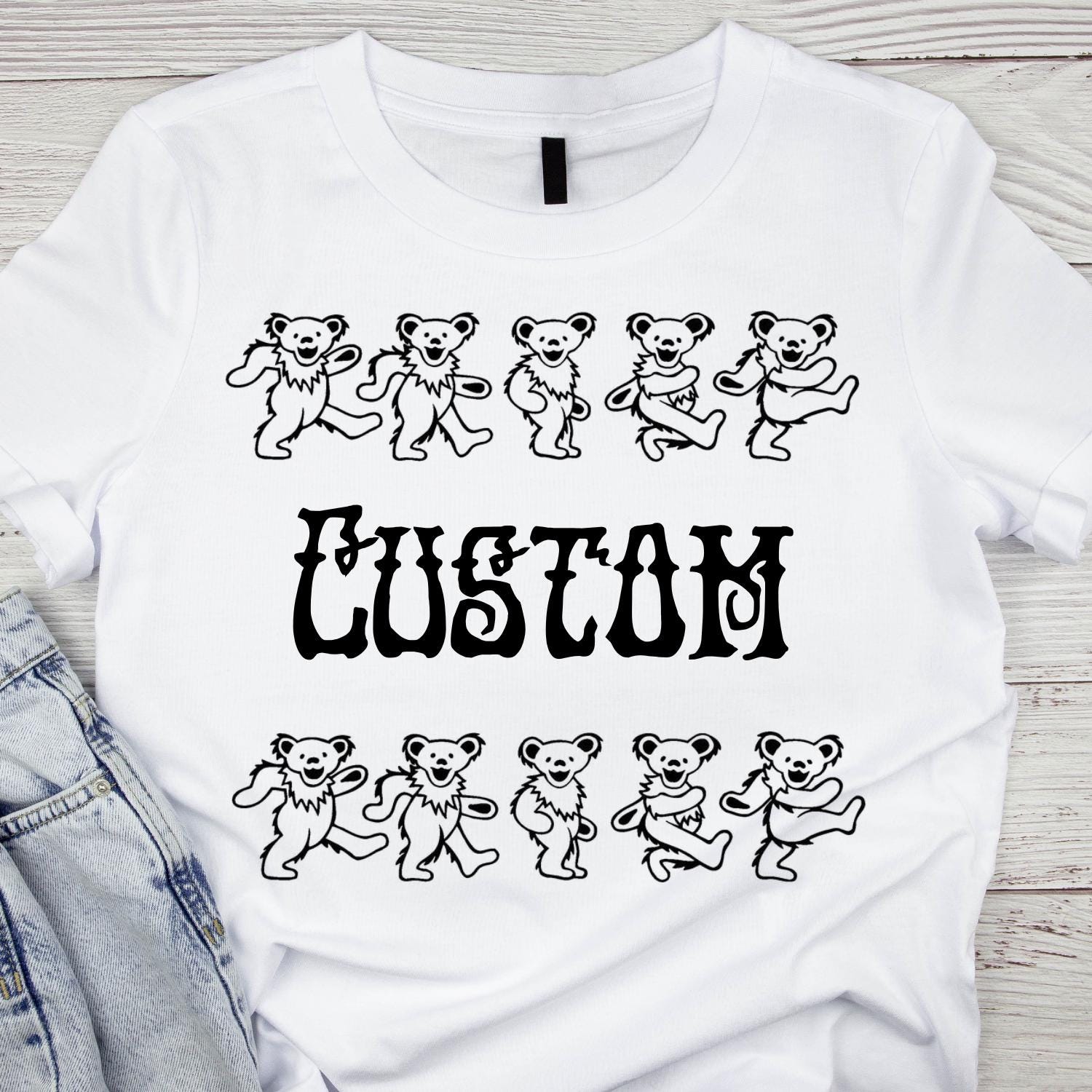 Custom Grateful Dead Dancing Bears | SVG, PNG, JPG (digital Download ...