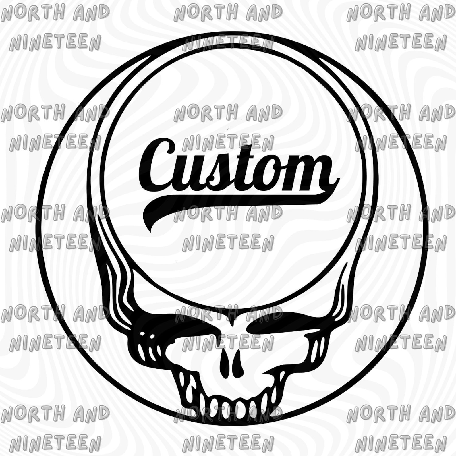 Custom Grateful Dead Stealie Design | Digital Download - Etsy