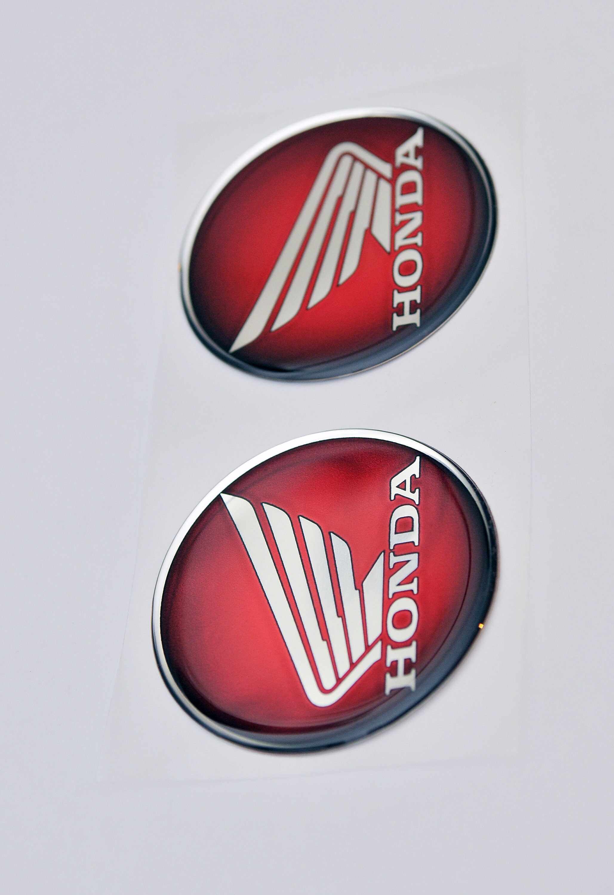 2pcs x HONDA Logo sticker dia 60 mm Koepelvormig 3D Decal | Etsy