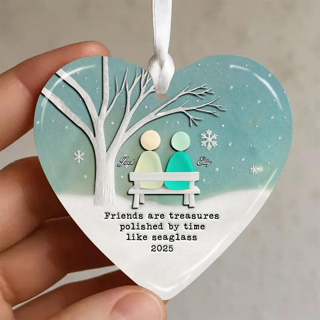 Friendship Heart for Christmas Tree Hanging Ornaments, Timeless ...
